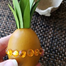 Tropical Sparkle: DIY Pineapple Easter Eggs - Aloha Lovely
